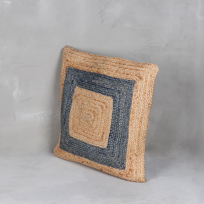 FUNDA COJIN YUTE AZUL – Area Design