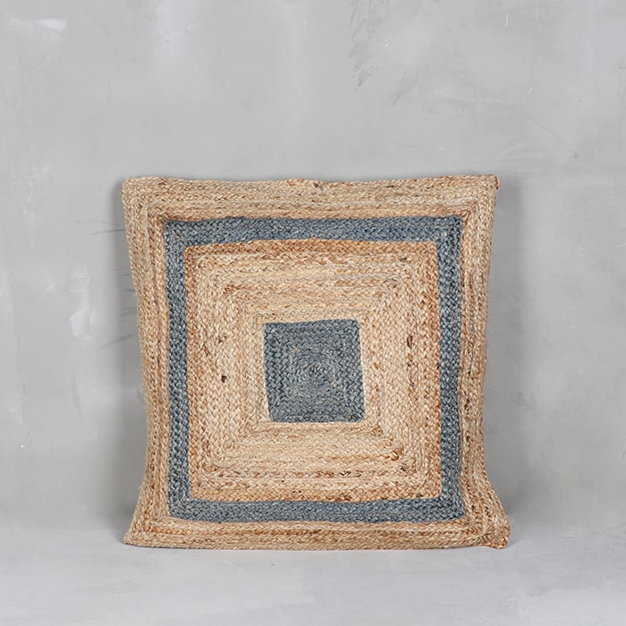 FUNDA COJIN YUTE AZUL – Area Design